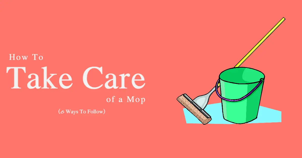 How To Take Care of a Mop (6 Ways to follow)